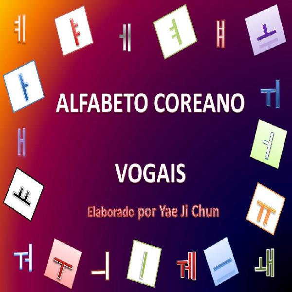 ALFABETO COREANO: VOGAIS - PDF, Baixar eBook - 99ebooks